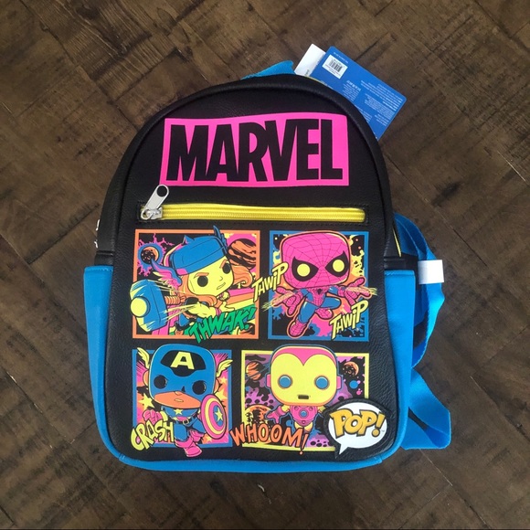 Funko | Toys | Funko Pop Marvel Black Light Mini Backpack Target ...